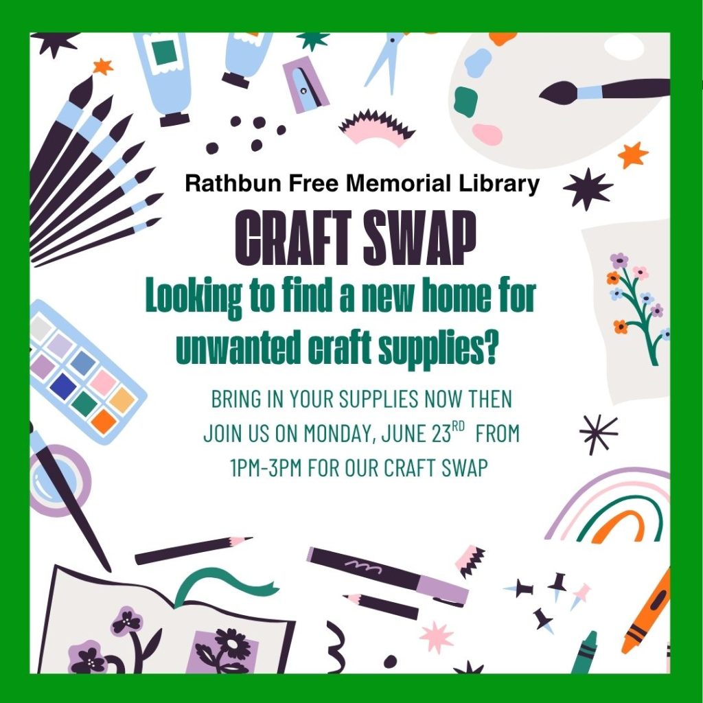 Craft Swap - East Haddam Library Systems